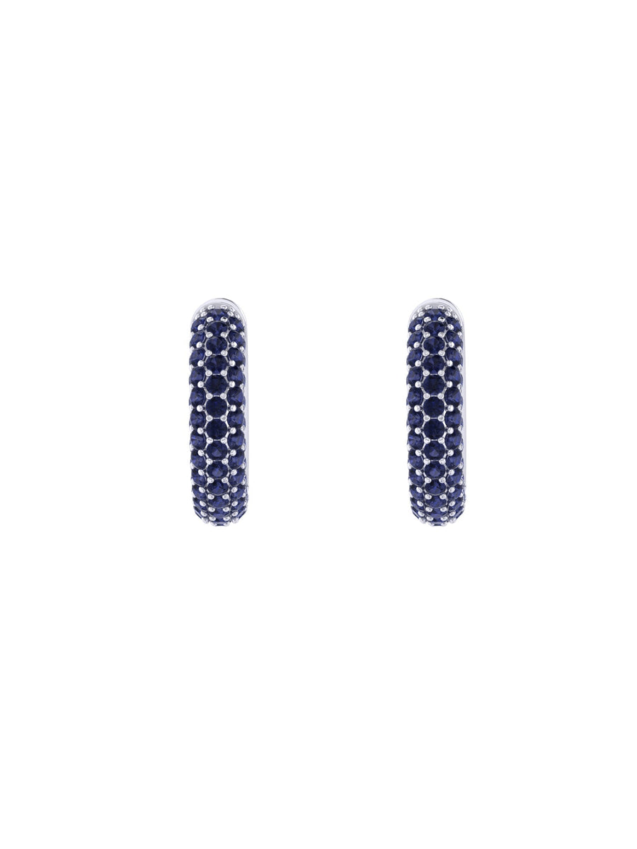 Solid Gold Pave Sapphire Ear Cuff - Single – Raf the Label